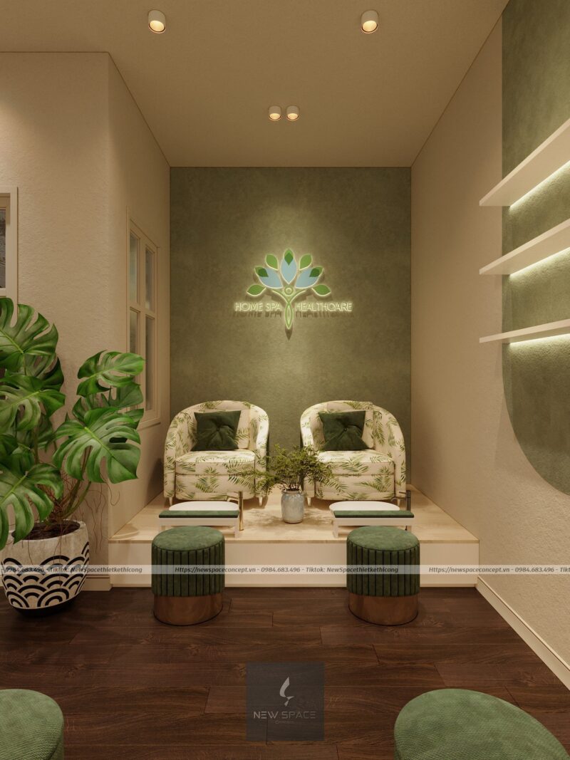 10 mẫu spa đẹp và ấn tượng nhất năm 2023 - New Space Concept