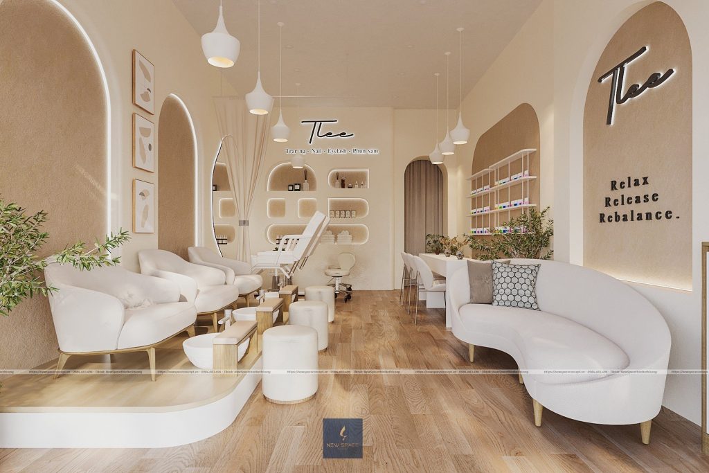 Dự Án Thiết Kế Spa, Tiệm Nails - New Space Concept