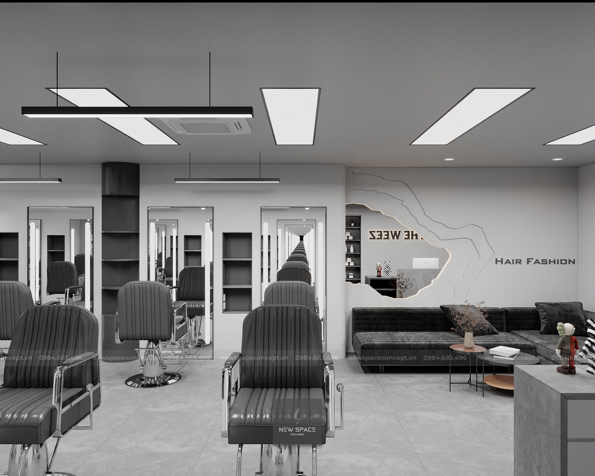 Salon tóc The Weez - New Space Concept